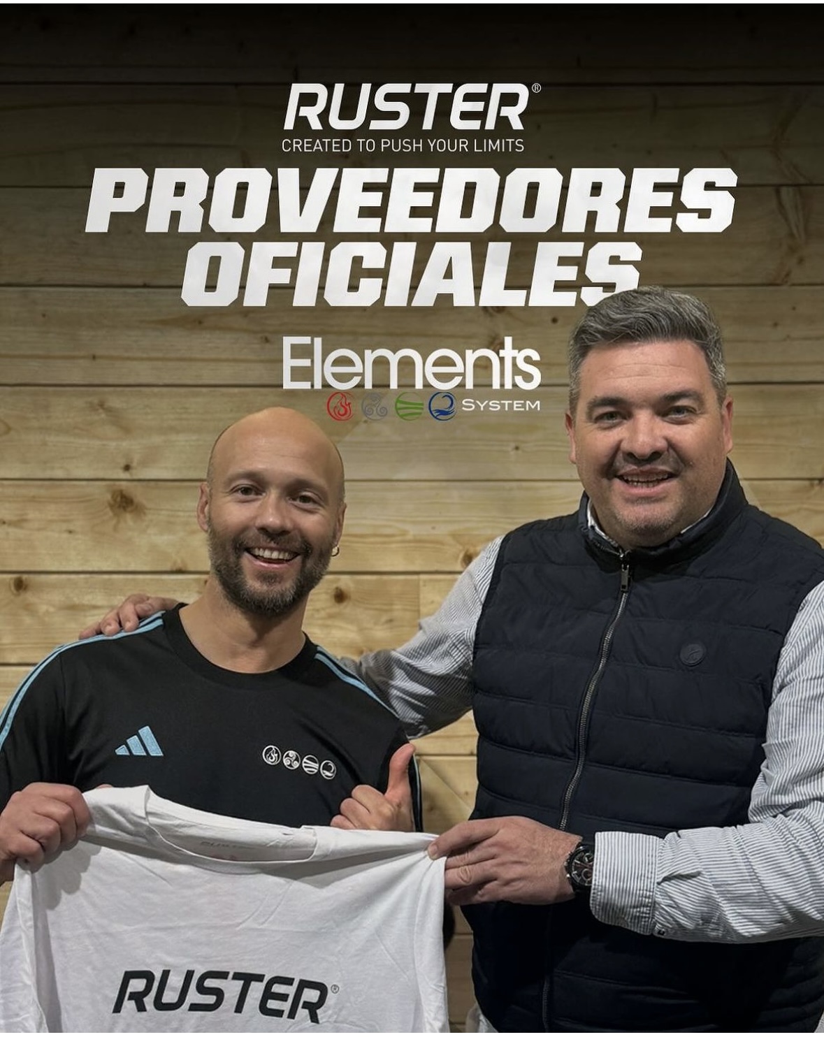 RUSTER FITNESS NUEVA EMPRESA COLABORADORA - Elements System